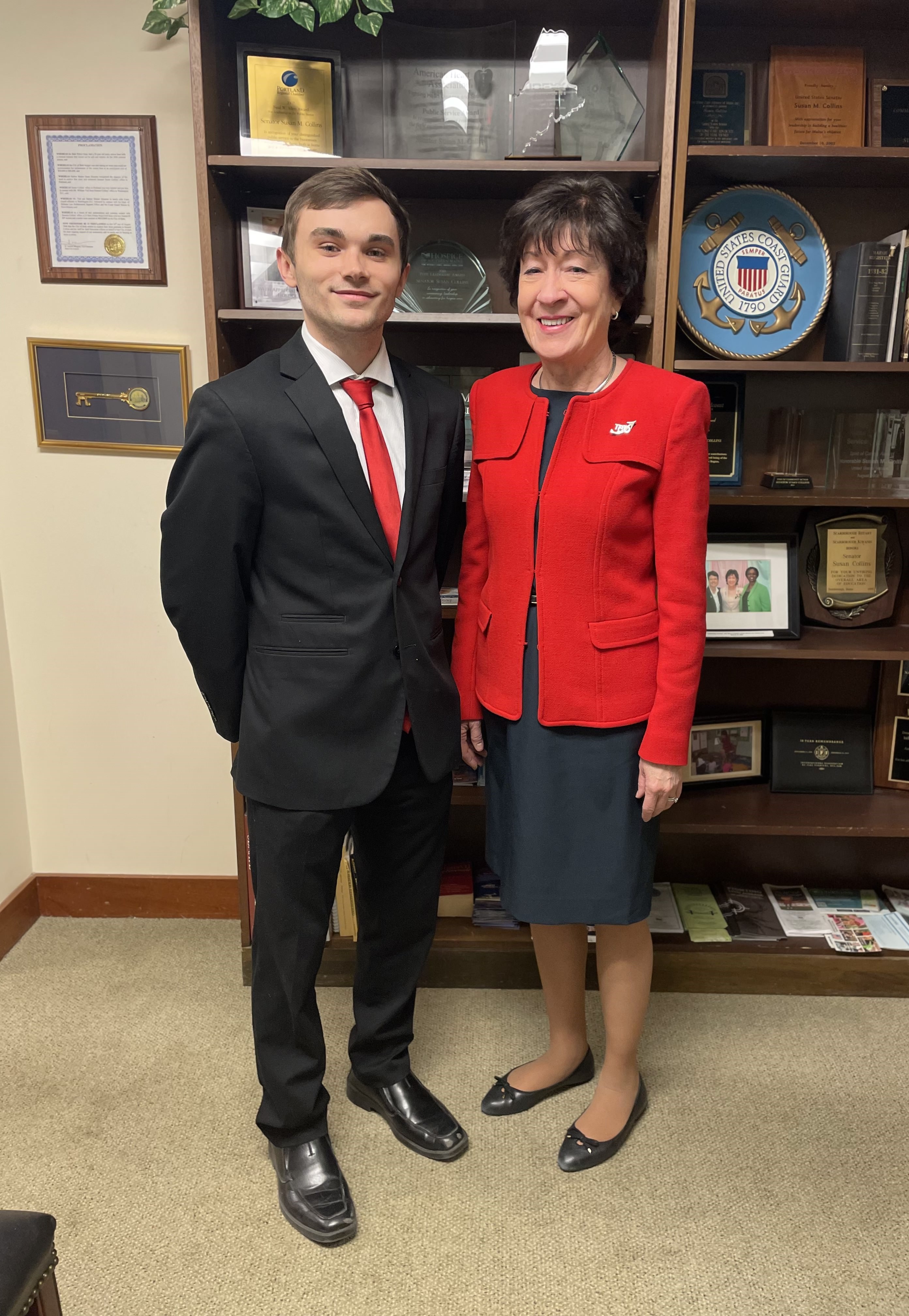 Senator Collins Welcomes Glenburn Native... | U.S. Senator Susan Collins